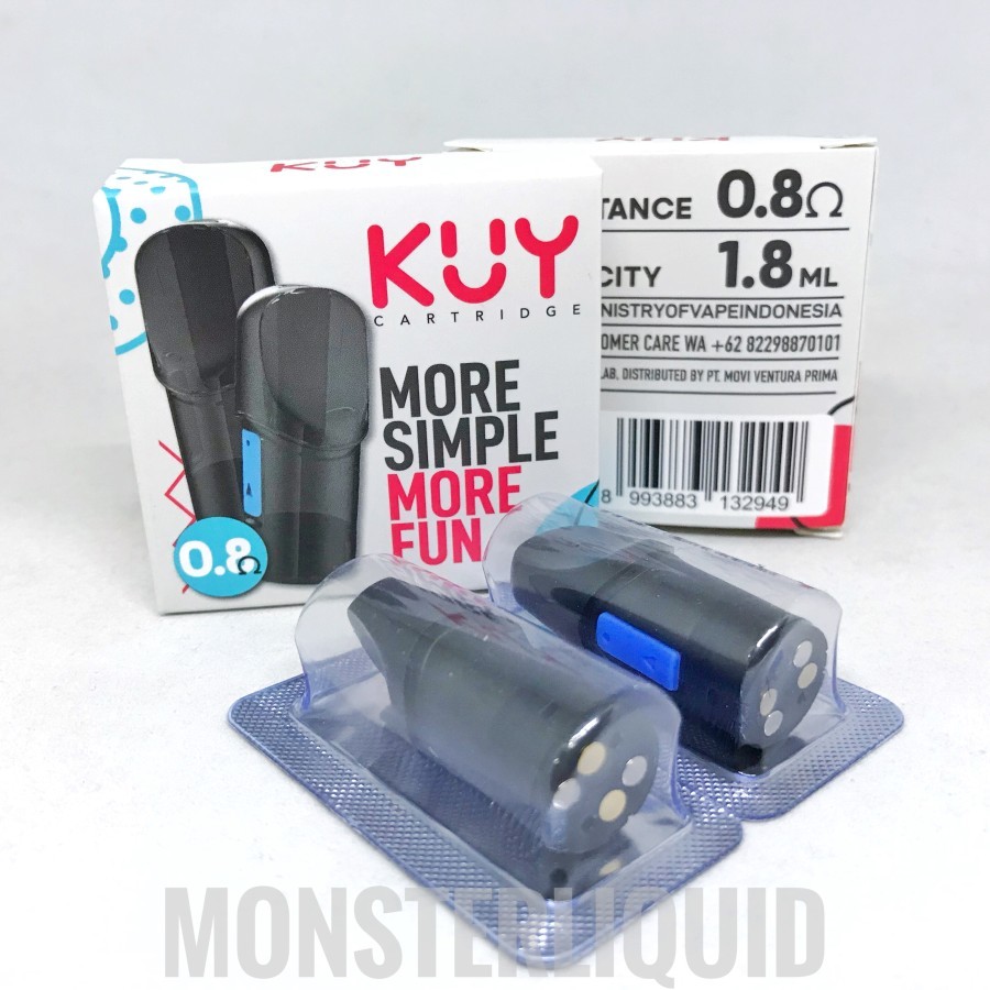 Jual CARTRIDGE KUY POD AUTHENTIC BY MOVI ISI 2 PCS | Shopee Indonesia
