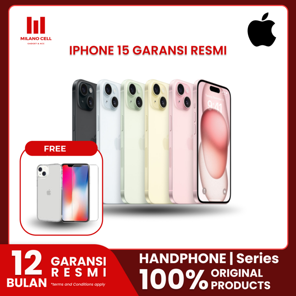 Jual New handphone apple 15 128GB ~ 256GB Garansi Resmi Indonesia ...