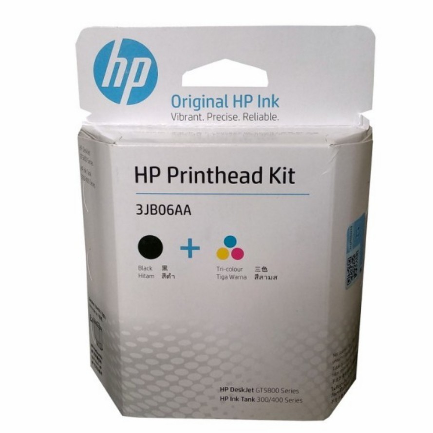 Jual HP Printhead Kit GT51 Black GT52 Color (3JB06AA) | Shopee Indonesia