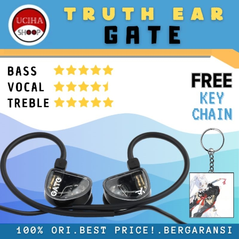 Jual TRUTHEAR GATE 1DD Dynamic Earphone In Ear Monitor HiFi MIC ...