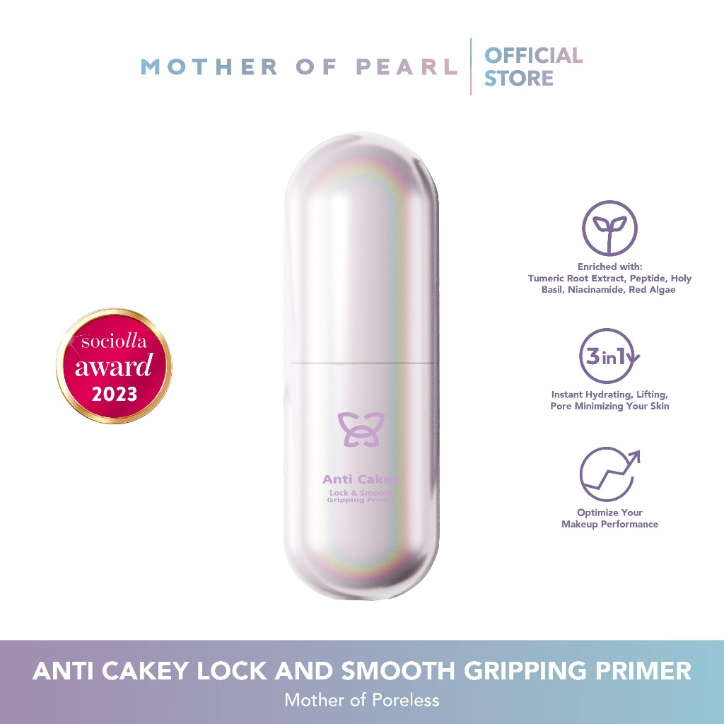 Jual MOP Beauty Mother Of Pearl Anti Cakey Lock and Smooth Gripping ...