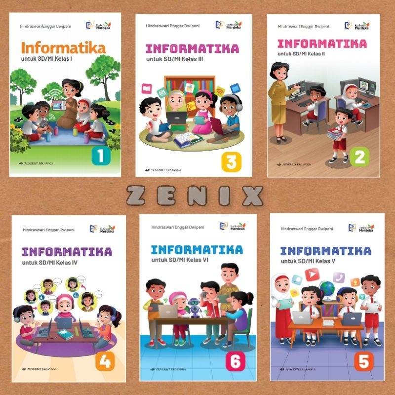 Jual Buku Informatika SD MI Kelas 1 2 3 4 5 6 Kurikulum Merdeka ...