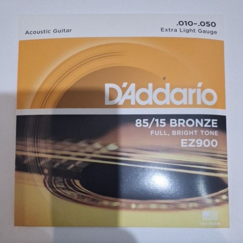Jual senar gitar D'addario ez900 senar guitar acoustik senar gitar ...