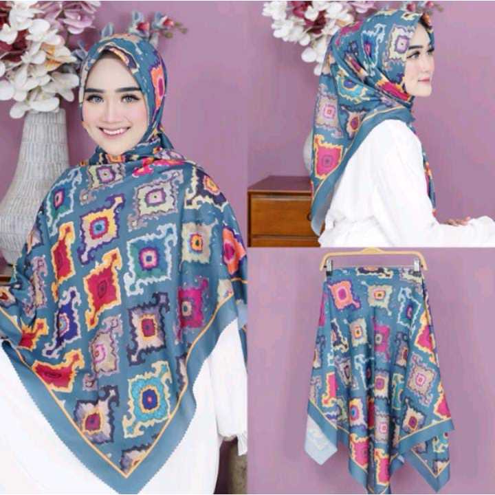 Jual Hijab Segiempat Terbaru Motif Turkey Jilbab Turki Series | Shopee ...