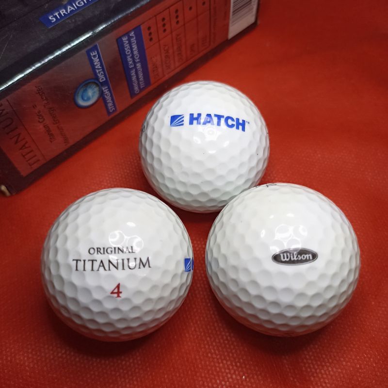 Jual Bola Golf WILSON TITANIUM 4 HATCH Original | Shopee Indonesia