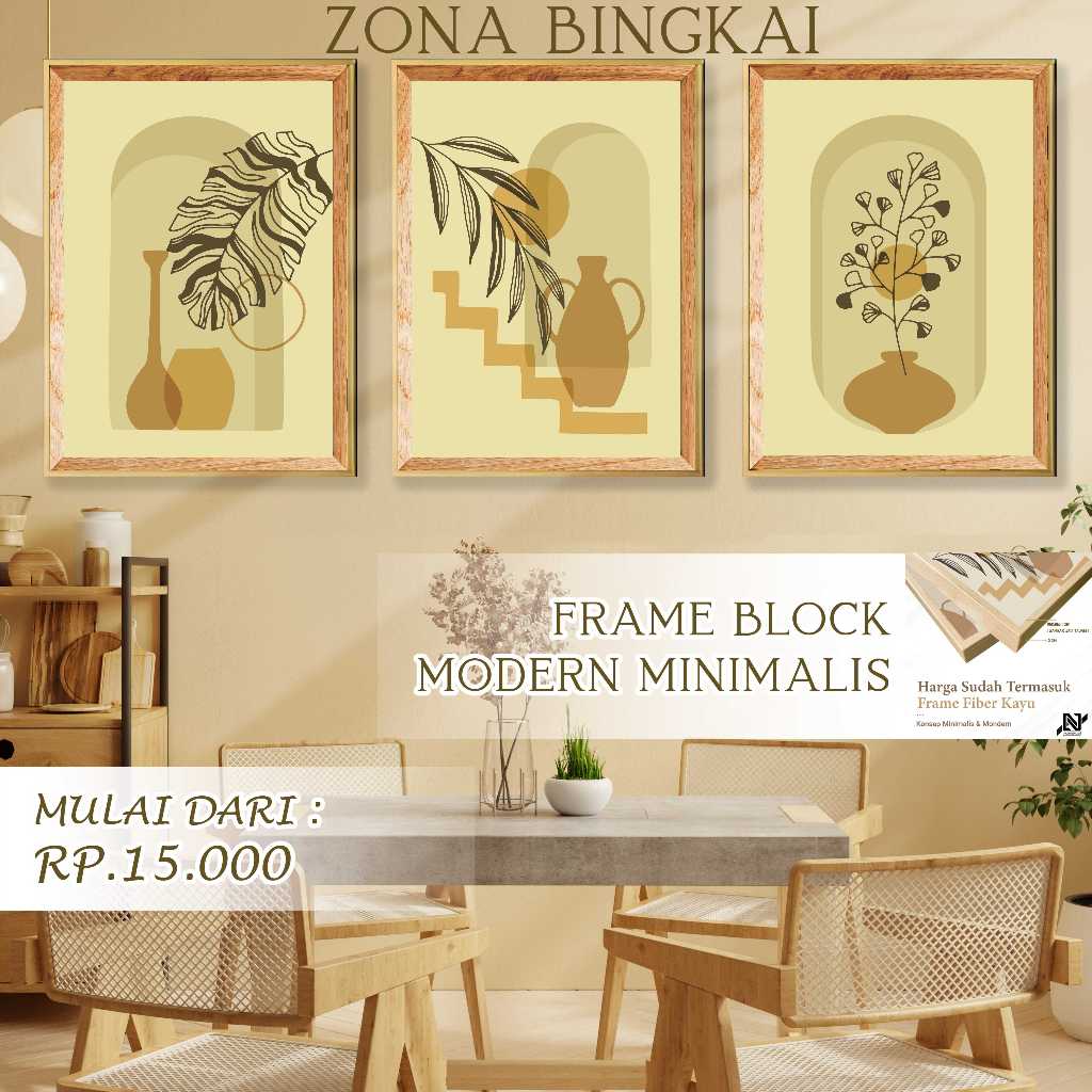 Jual (Big Size + Frame Exclusive) Hiasan dekorasi dinding Pajangan wall ...