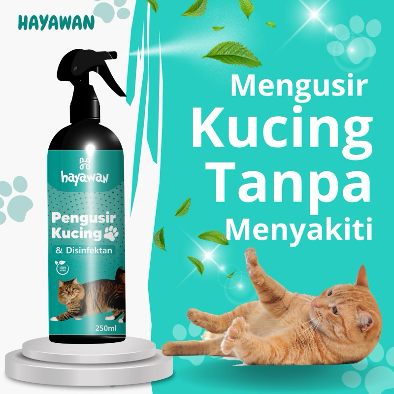 Jual Cairan Pengusir Anti Kucing Ampuh Alami Tidak Menyakiti Aman 250ml ...