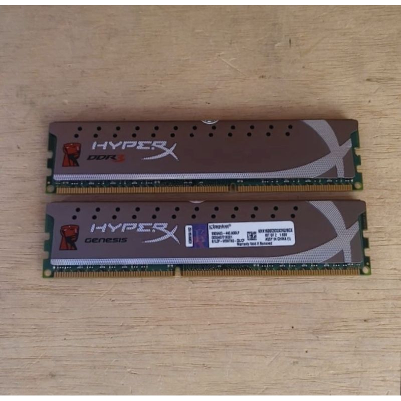 Jual RAM/MEMORY KIT PC KINGSTON HYPERX 8GB DDR3 1600MHZ/PC12800 ...