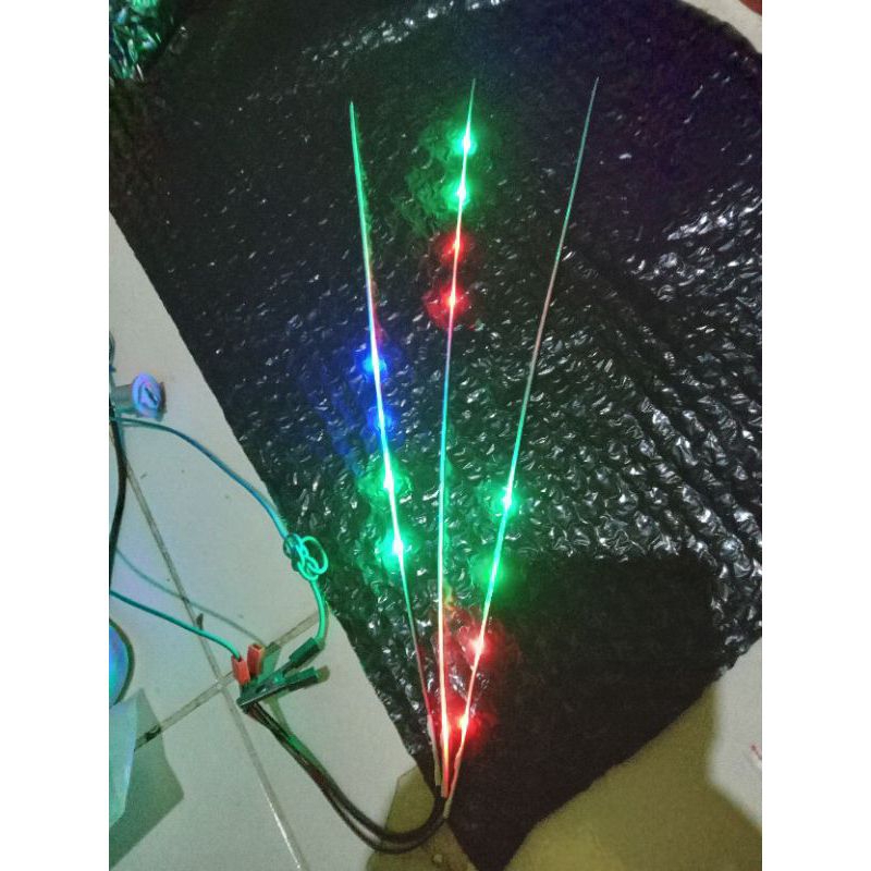 Jual Lampu Lidi Tetes 34 cm LED Strip Running RGB Lampu Layangan ...