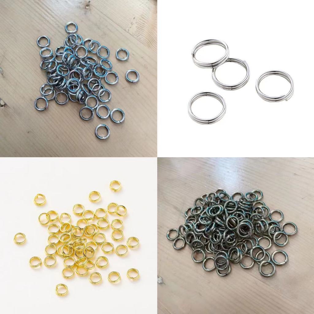 Jual 2.0*12 / 10pcs/lot Cincin split logam berwarna permen yang menghubungkan bahan aksesori diy ...