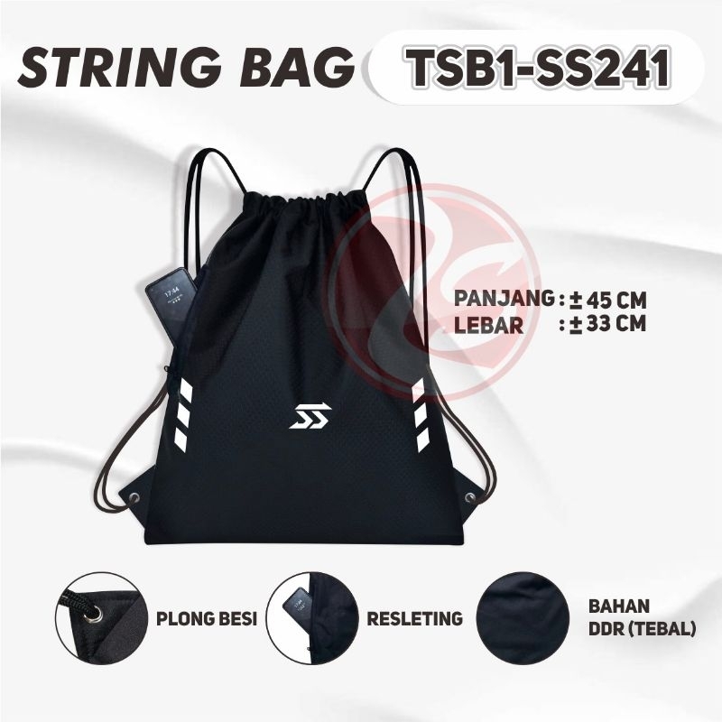 Jual Tas sepatu sporty tas serut gymsak string bag tas punggung gimsak TSB1 | Shopee Indonesia