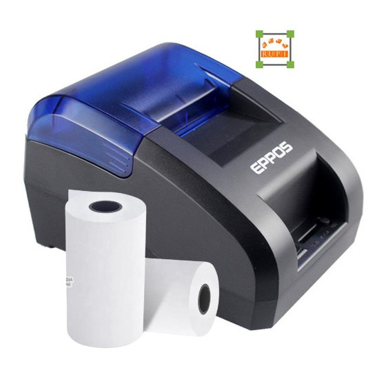 Jual Printer Mini Thermal EPPOS 58mm EP58M RPP02 - USB BLUETOOTH Free Kertas 1Roll Support RJ11 ...
