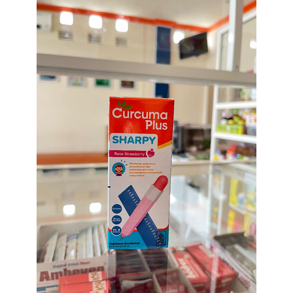 Jual Curcuma Plus Sharpy Strawbery 60ml | Shopee Indonesia