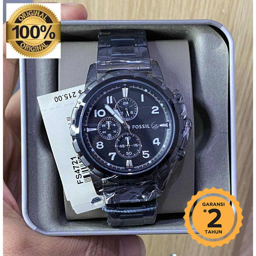 Jual Fs 4721 Dean Chrono graph 45mm Original | Shopee Indonesia