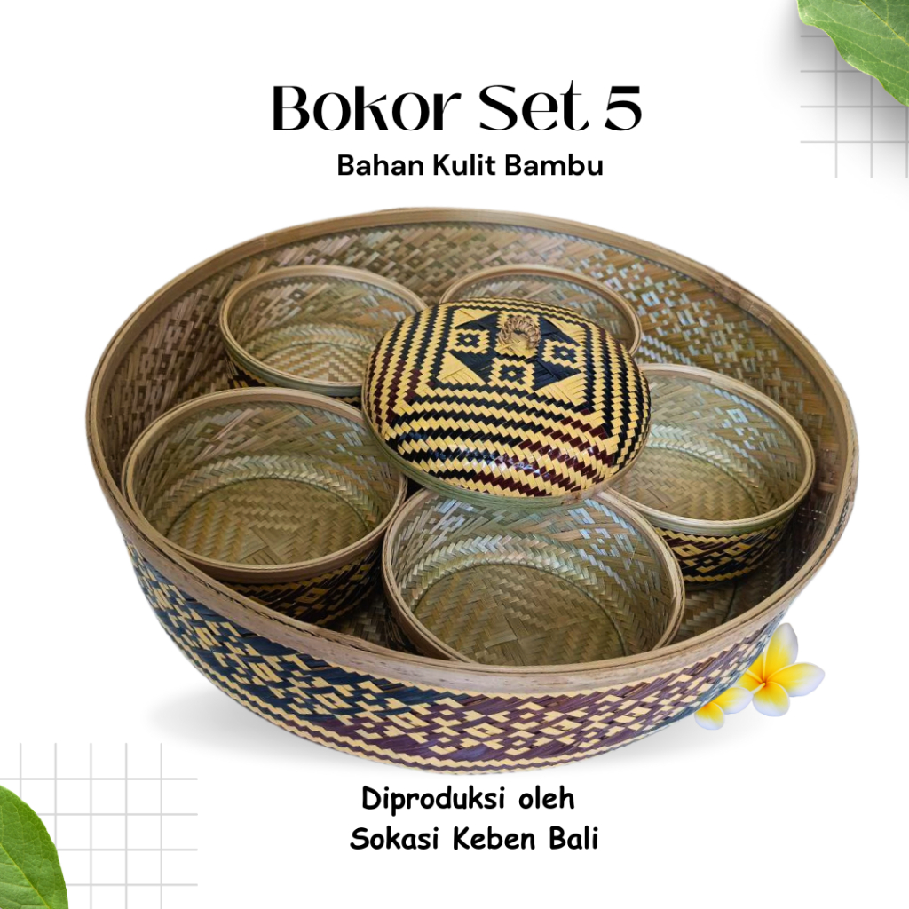 Jual Sokasi Keben Tas Set 4 Bambu| Lampid | Shopee Indonesia