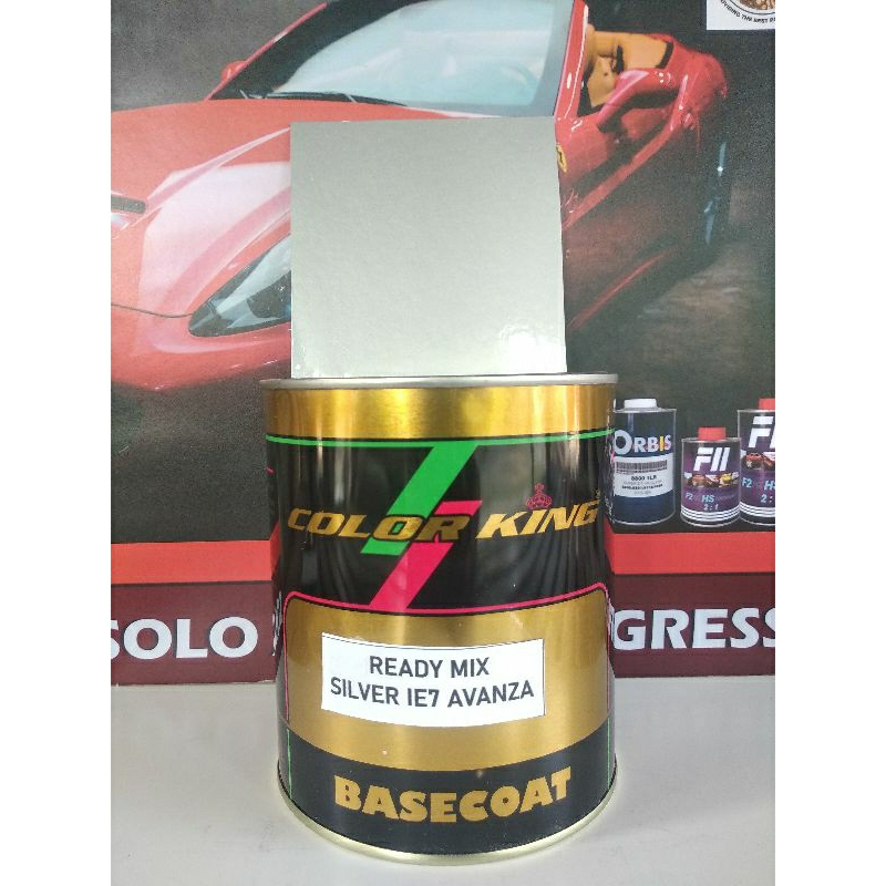 Jual Cat PU ready mix warna standar Toyota Avanza silver 1E7 Color King ...