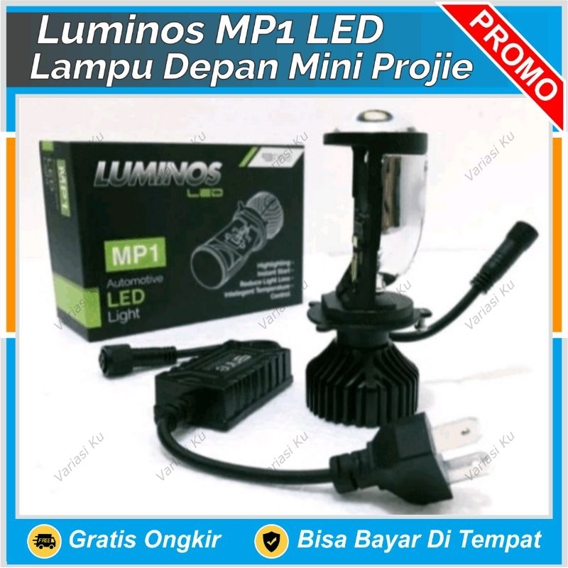 Jual LED MINI PROJI H4 MP1 H6 MP1S LUMINOS 30W 2 WARNA PUTIH KUNING ...