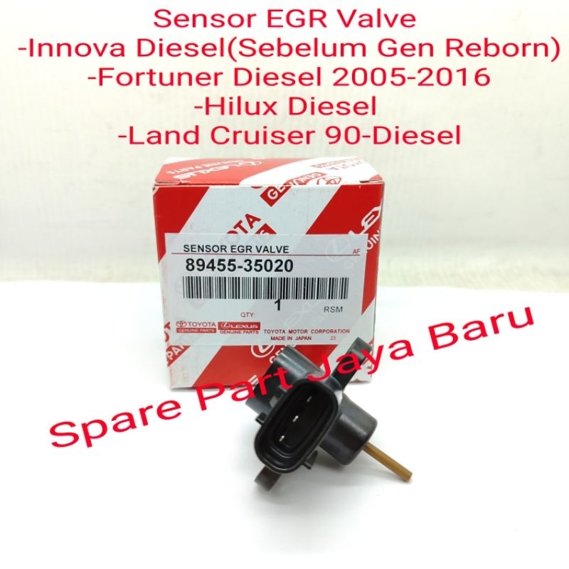 Jual Sensor Switch EGR Valve Innova Diesel (Sebelum Gen Reborn ...