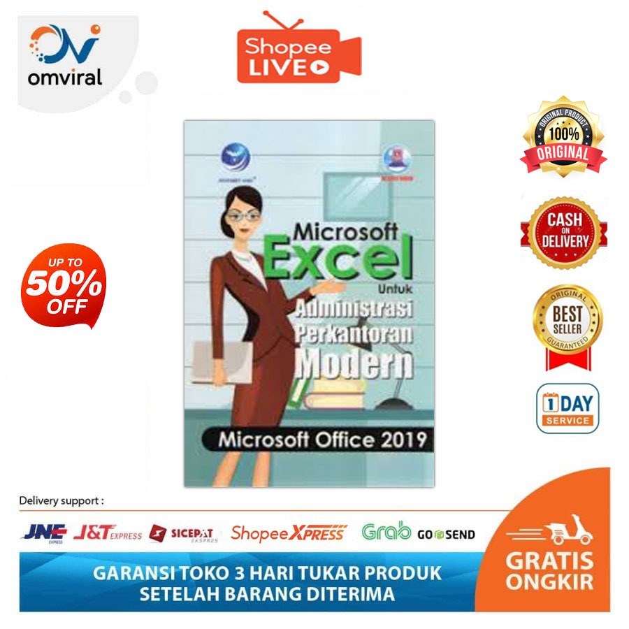 Jual Buku Microsoft Excel Untuk Administrasi Perkantoran Modern Office 2019 | Shopee Indonesia