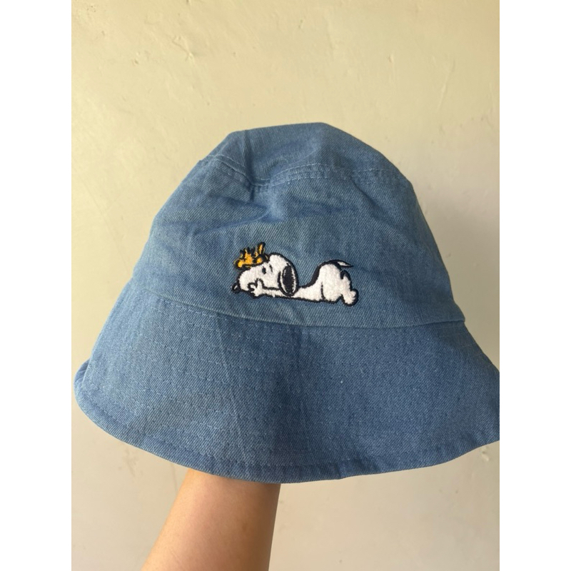 Jual COD BALI MINISO Snoopy Bucket Hat Topi Snoopy Baseball Cap Topi ...