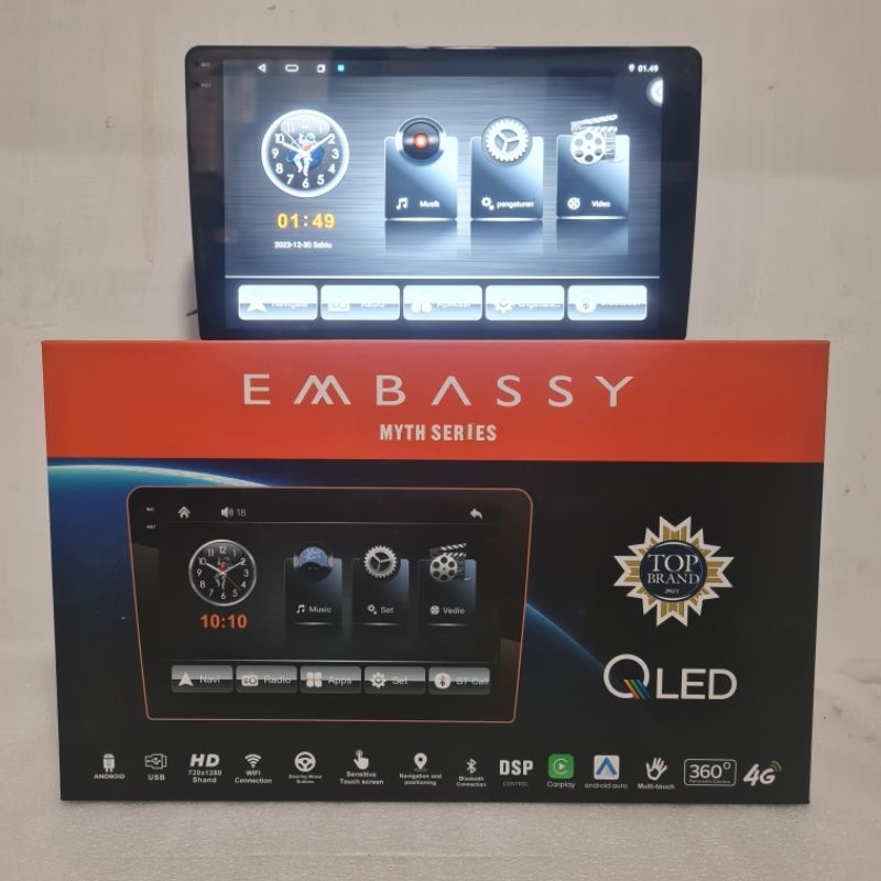 Jual Android 9 dan 10 inc embassy platinum Layar Qled ram 6/128 include ...