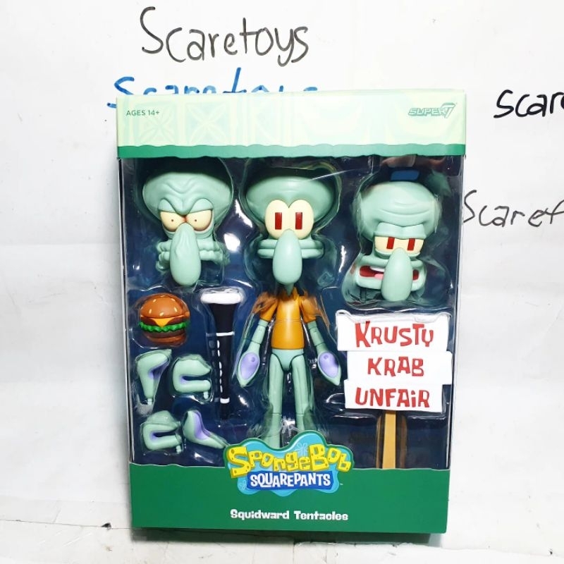 Jual Super7 squidward tentacles Spongebob squarepants super 7 Squid ward tentacles sponge Bob ...