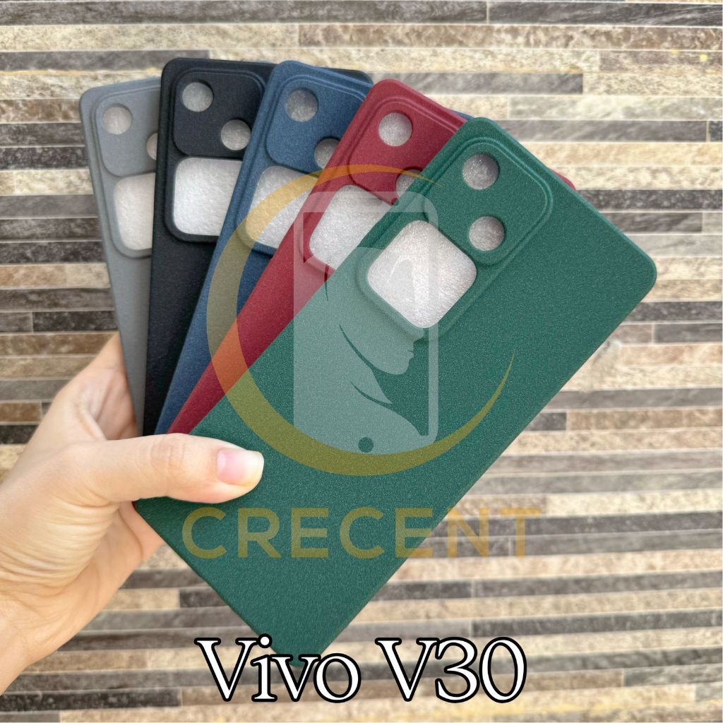 Jual Soft Case Silikon Matte Silikon Sandstone Kompatibel Untuk Vivo V30 5G Vivo V30 Pro 5G Vivo ...