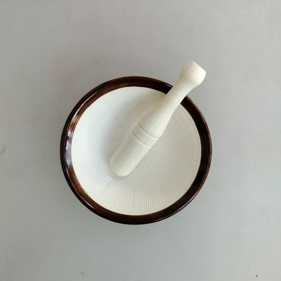 Jual Suribachi mortar jepang ukuran besar penggerus wijen keramik ...