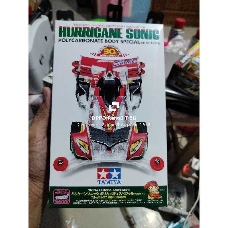 Jual Kit Tamiya 95603 Hurricane Huricane Sonic Polycarbonate Body ...