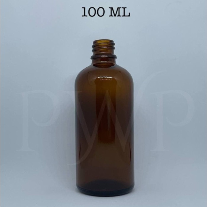 Jual Botol Kaca Amber 100ml ( Hanya Botol ) | Shopee Indonesia
