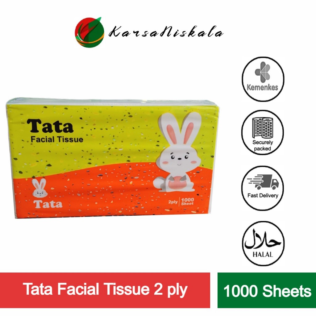 Jual Tata Facial Tissue 1000 Sheets 2 ply | Shopee Indonesia