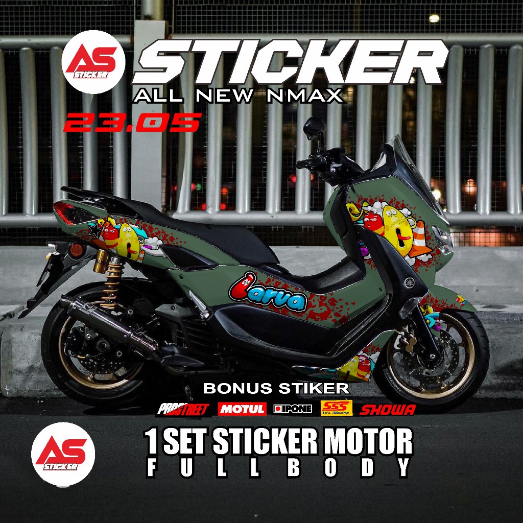 Jual Decal DEKAL STICKER STIKER NMAX ALL NEW FULL BODY BODI TERBARU ...