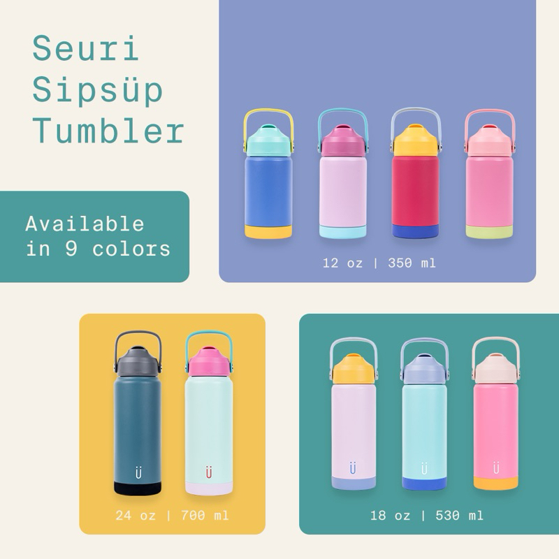 Jual Seuri Sipsüp Tumbler Botol Minum Kecil Anak Stainless Steel 700 ml ...