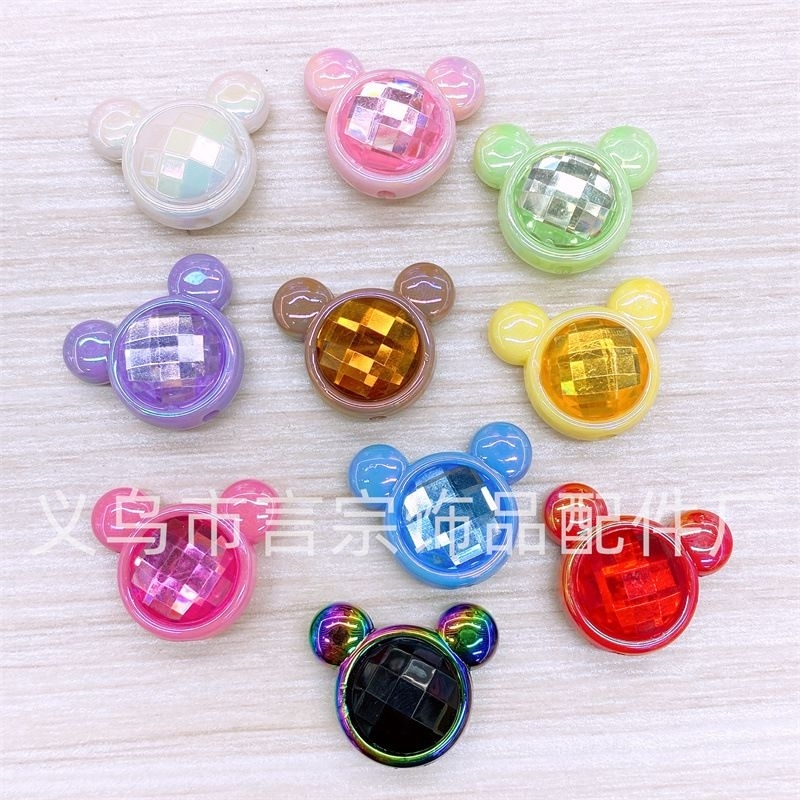 Jual Manik Mote Luxury Mickey Jewel isi 5 Pcs | Shopee Indonesia