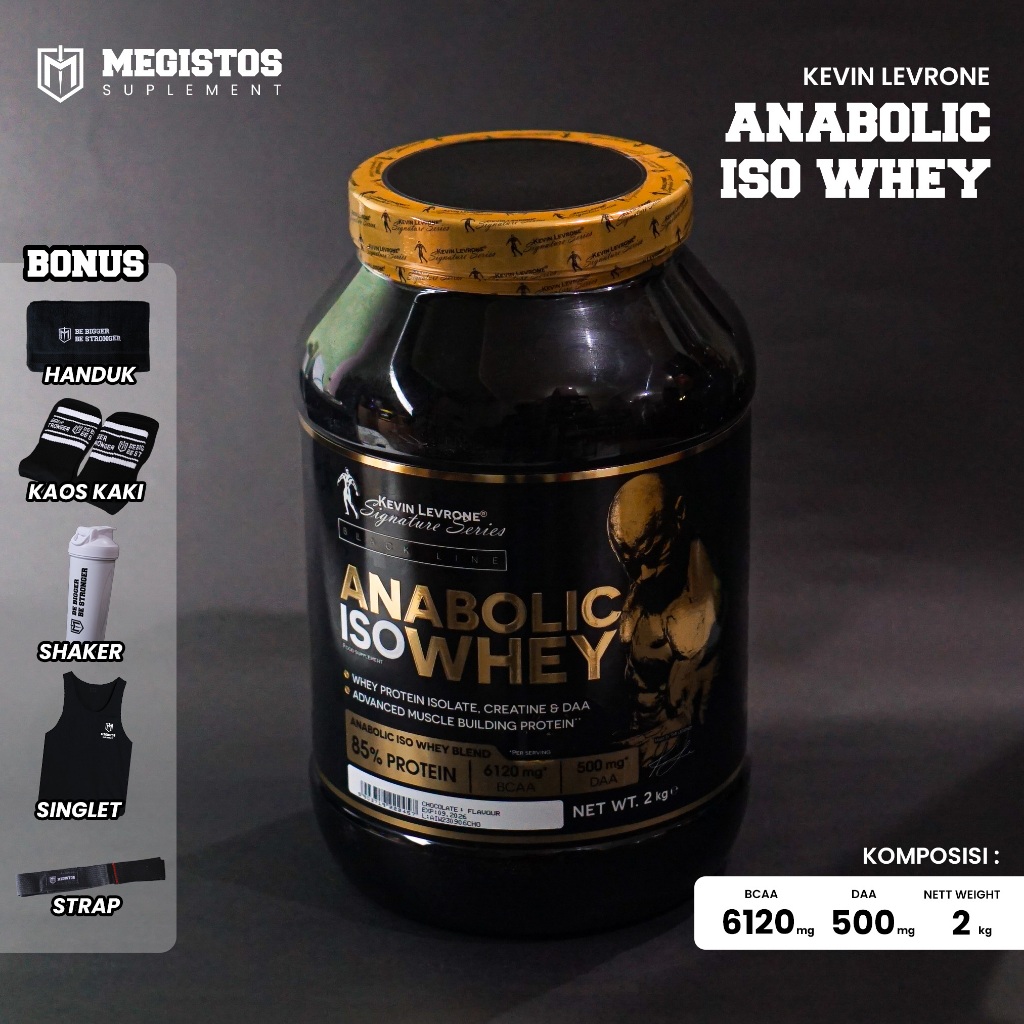 Jual Kevin Levrone Anabolic Iso Whey 2 kg Black Line Whey Protein ...