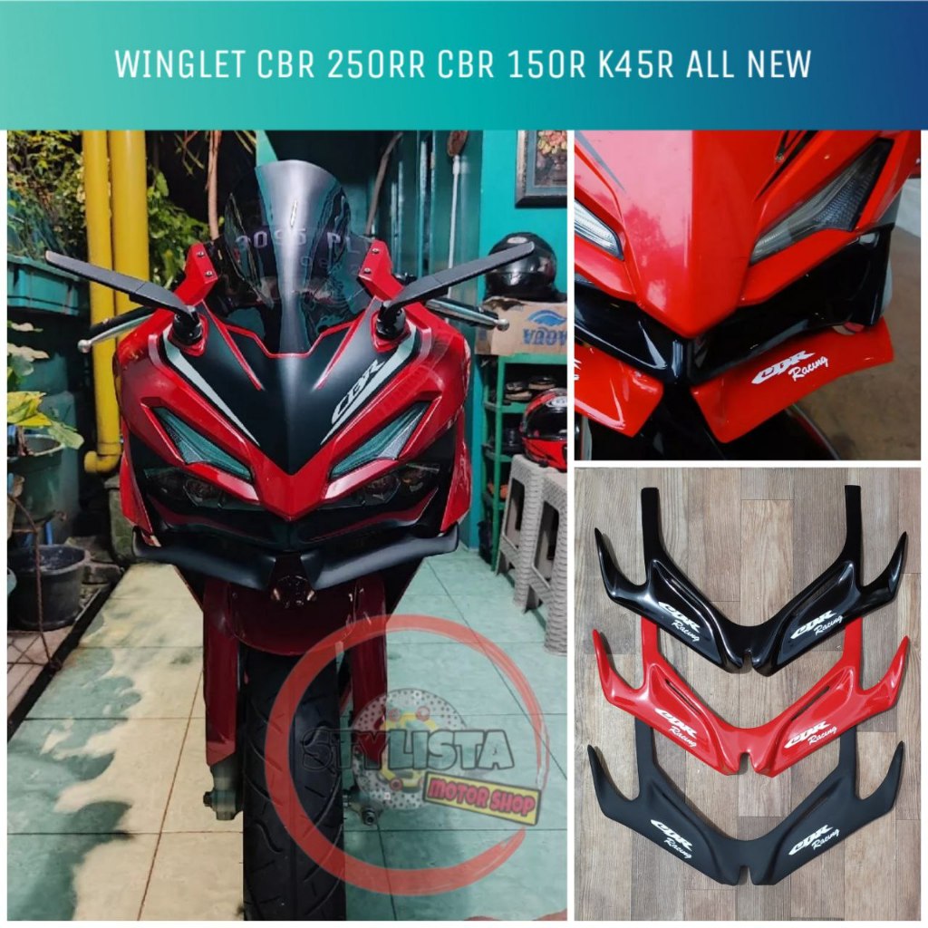 Jual WINGLET CBR 150R K45R 2021 2022 ALL NEW CBR 250RR VERSION 4 V4 ...