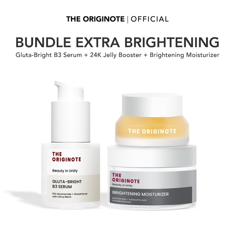 Jual The Originote 3IN1 BUNDLE EXTRA BRIGHTENING | Shopee Indonesia