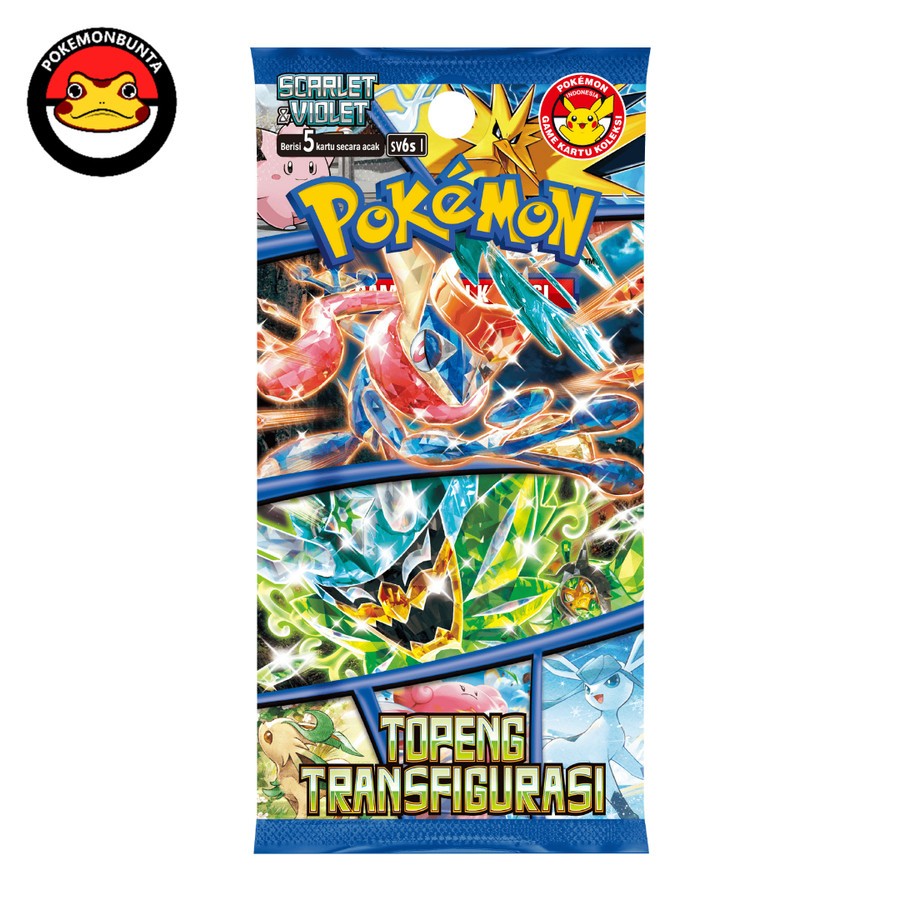 Jual Kartu Pokemon Topeng Transfigurasi SV6s Booster Pack TCG Indonesia | Shopee Indonesia