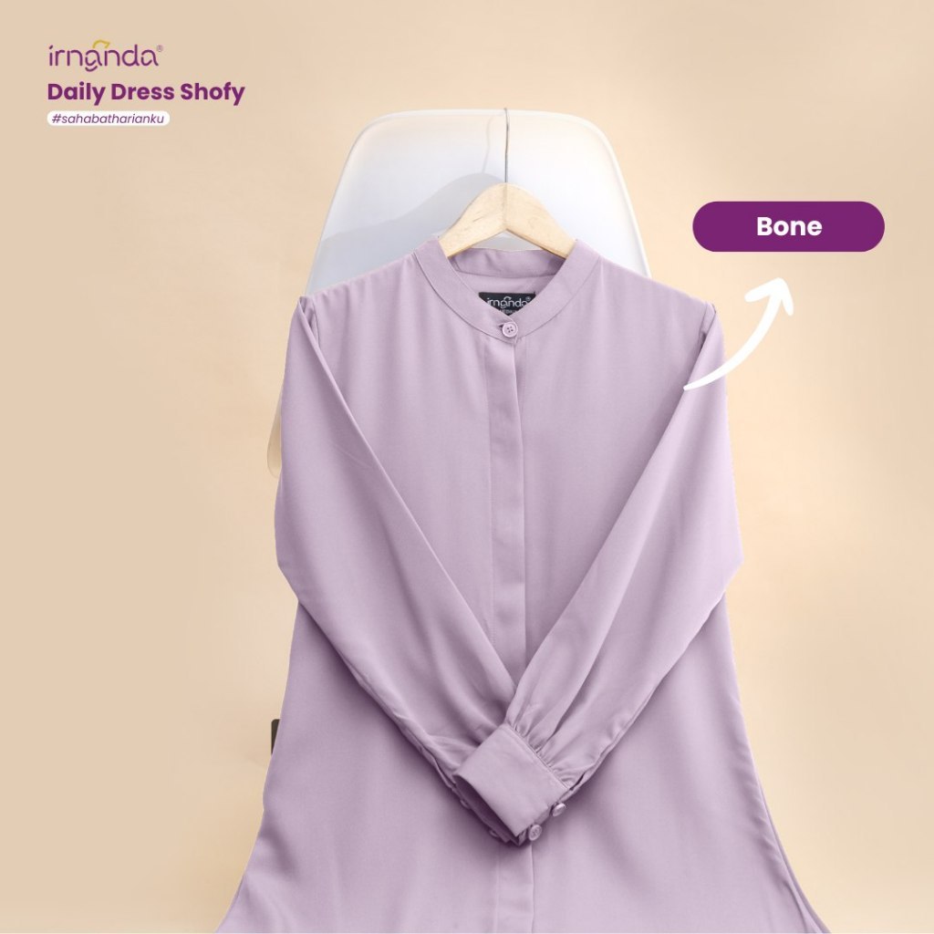 Jual PROMO Irnanda Gamis Shofy Dress Outer Polos Wanita Dewasa Remaja ...
