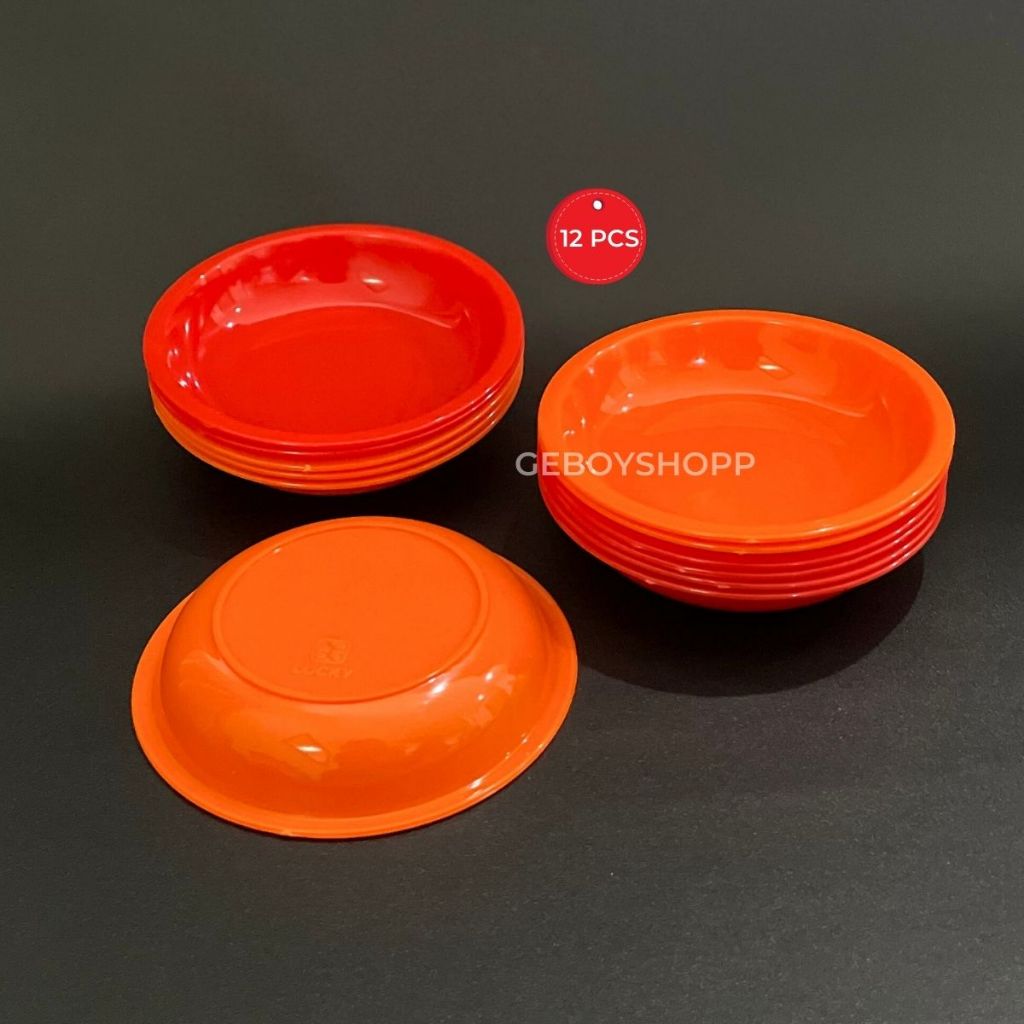 Jual [12PCS] Piring Sambal Plastik Big / Piring Saus Plastik Foodgrade ...