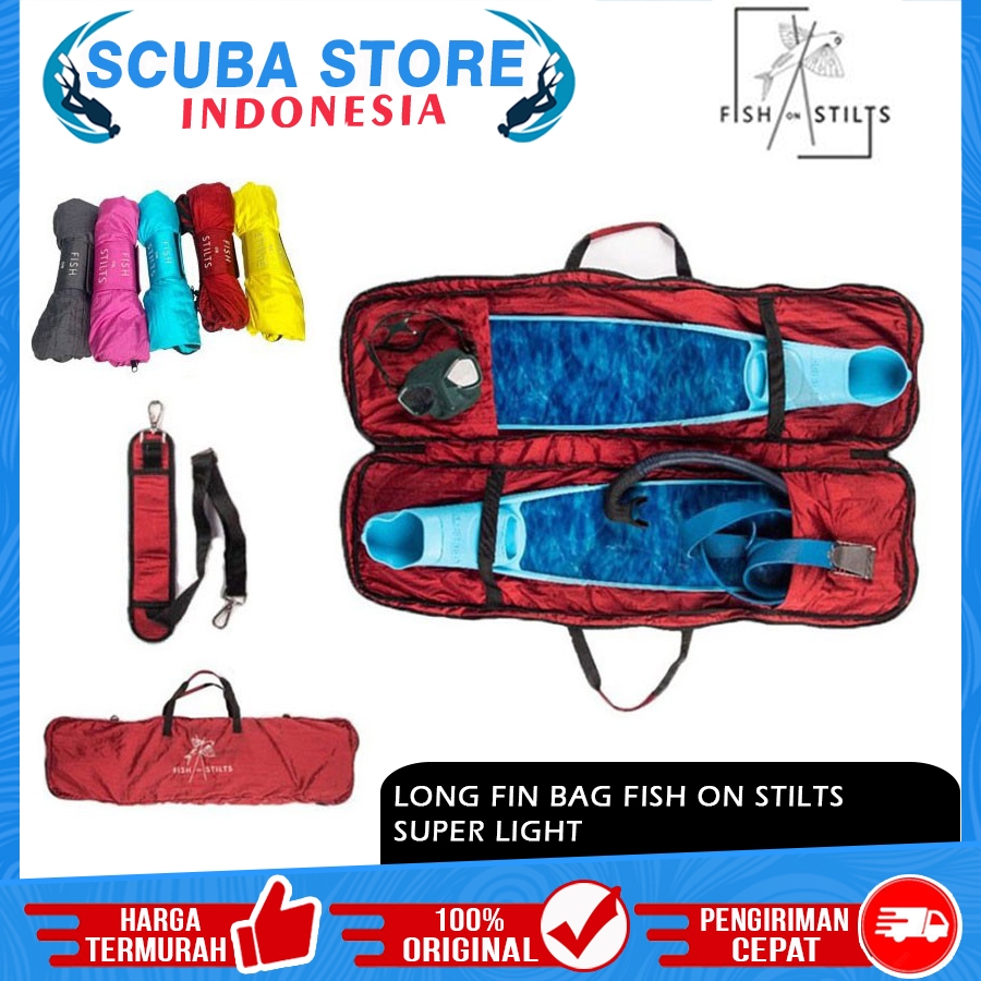 Jual Long Fin Bag Freediving Fish On Stilts Foldable Hand Carry Sling ...