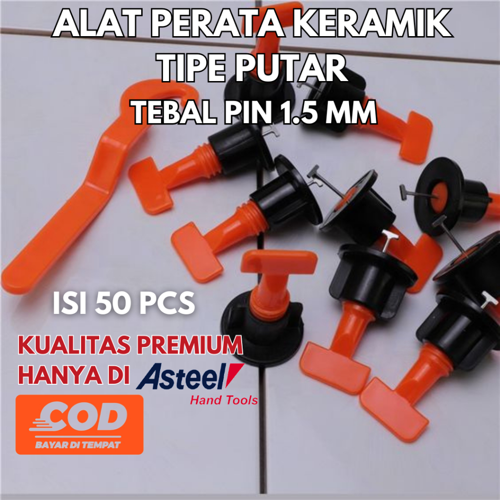 Jual Asteel Alat perata pasang keramik granit lantai dinding nat pin 1 ...