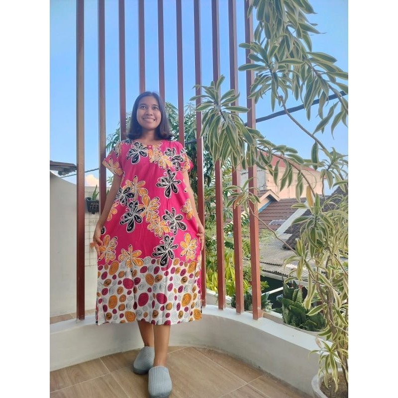 Jual DASTER JULIA BUSUI HOMEDRESS ADEM BAHAN RAYON BANYAK MOTIF BUNGA ...