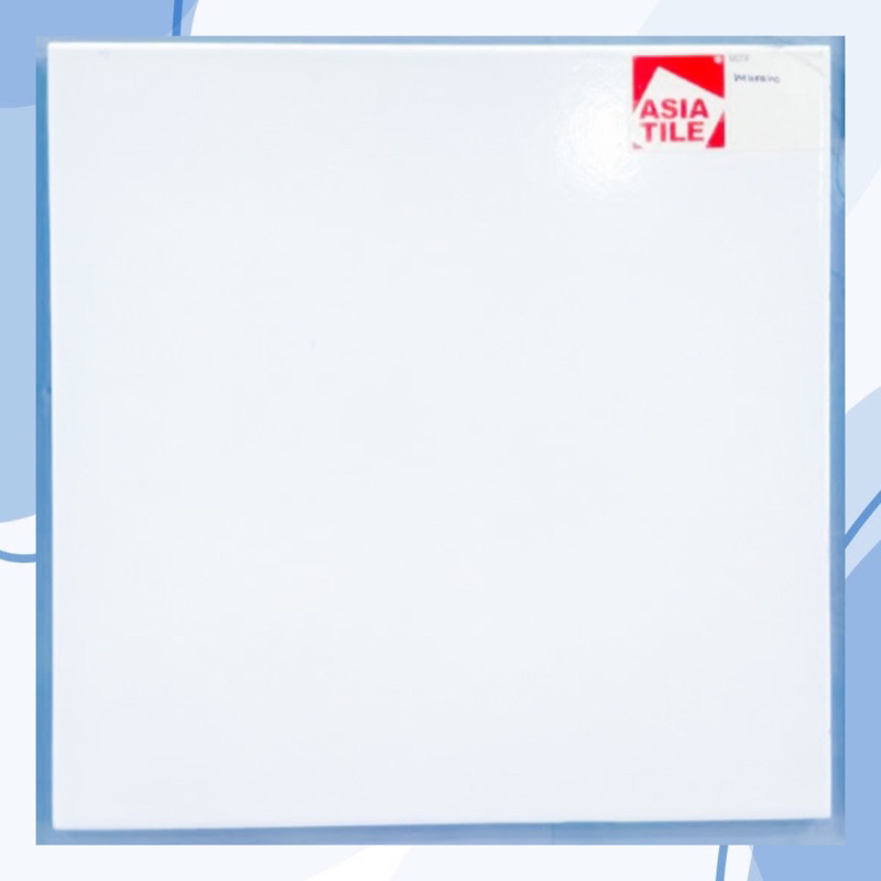 Jual Keramik Lantai 30x30 Asia Tile Putih Polos┃Keramik Lantai Dapur ...