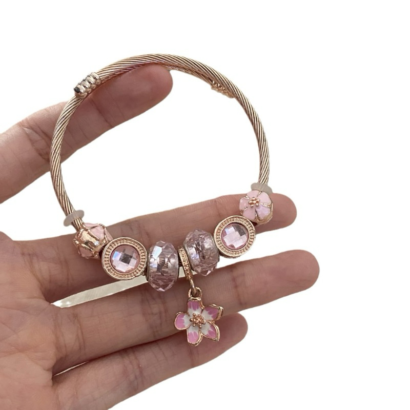 Jual Gelang pandora rose gold asli import 100% china | Shopee Indonesia