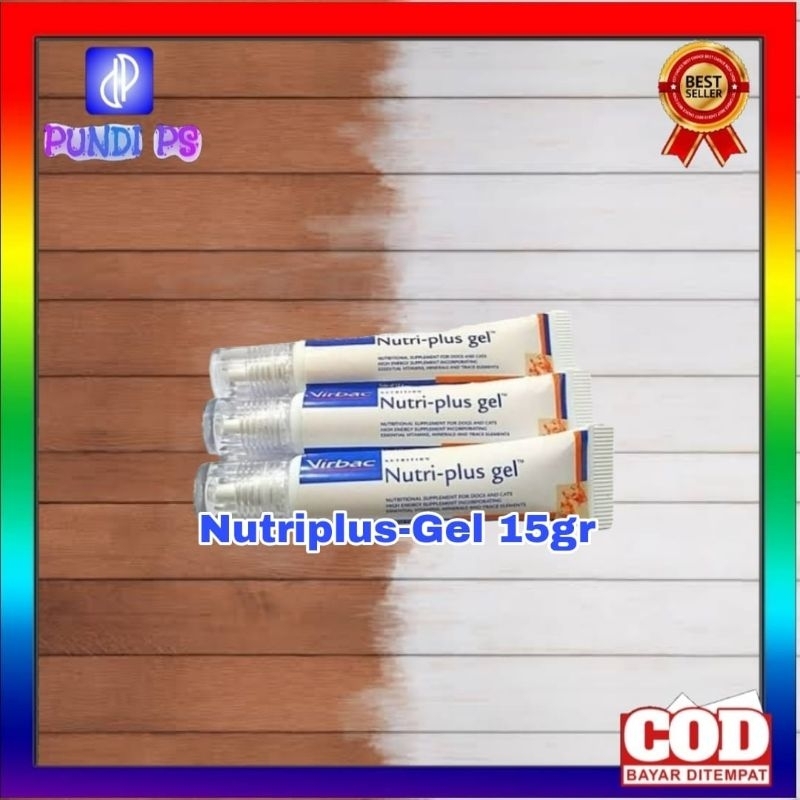 Jual NUTRIPLUS GEL 15GRAM Virbac Vitamin Kucing Anjing Penambah Nafsu ...