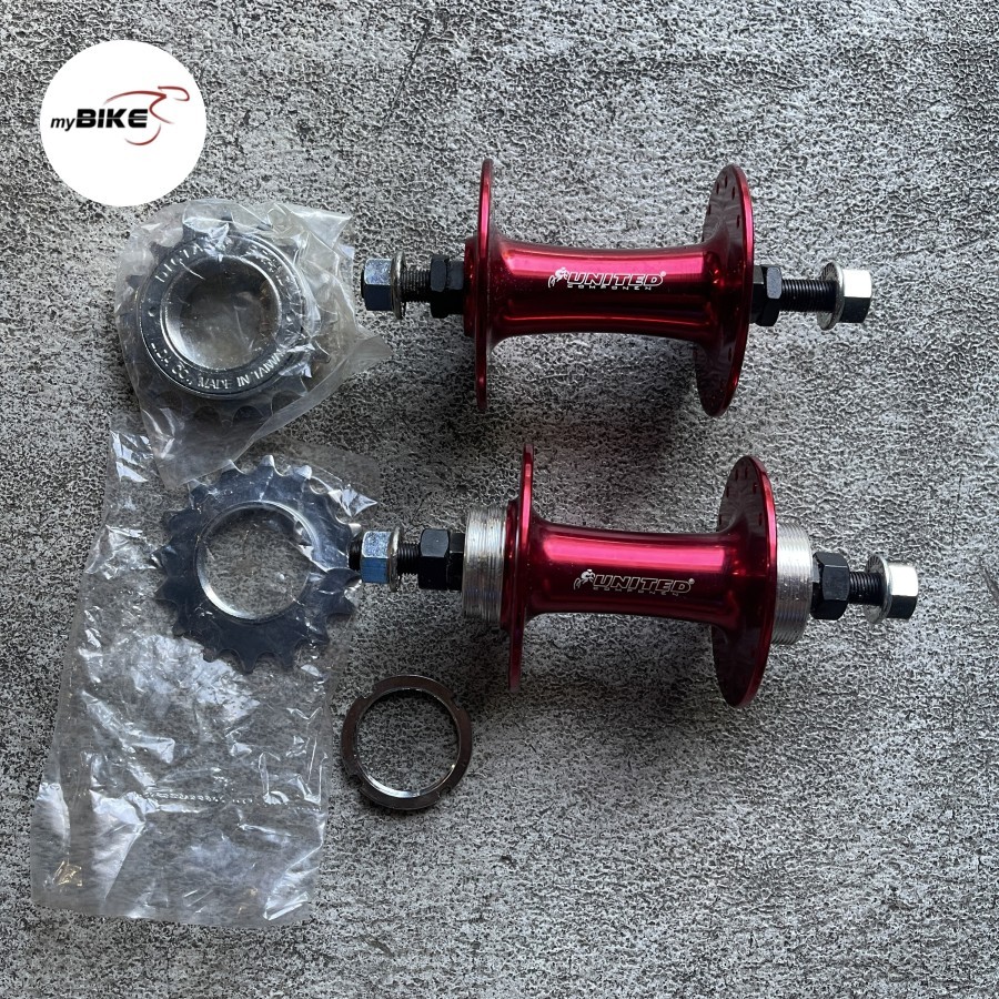 Jual HUB FREEHUB FIXIE 32 HOLE United BEARING FLIP FLOP COG LOCK 16T ...