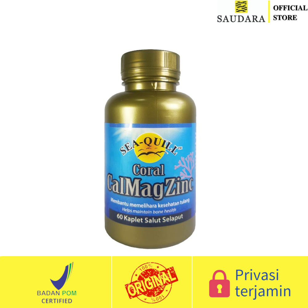 Jual Sea-Quill Coral CalMagZinc (60 Kaplet) | Shopee Indonesia
