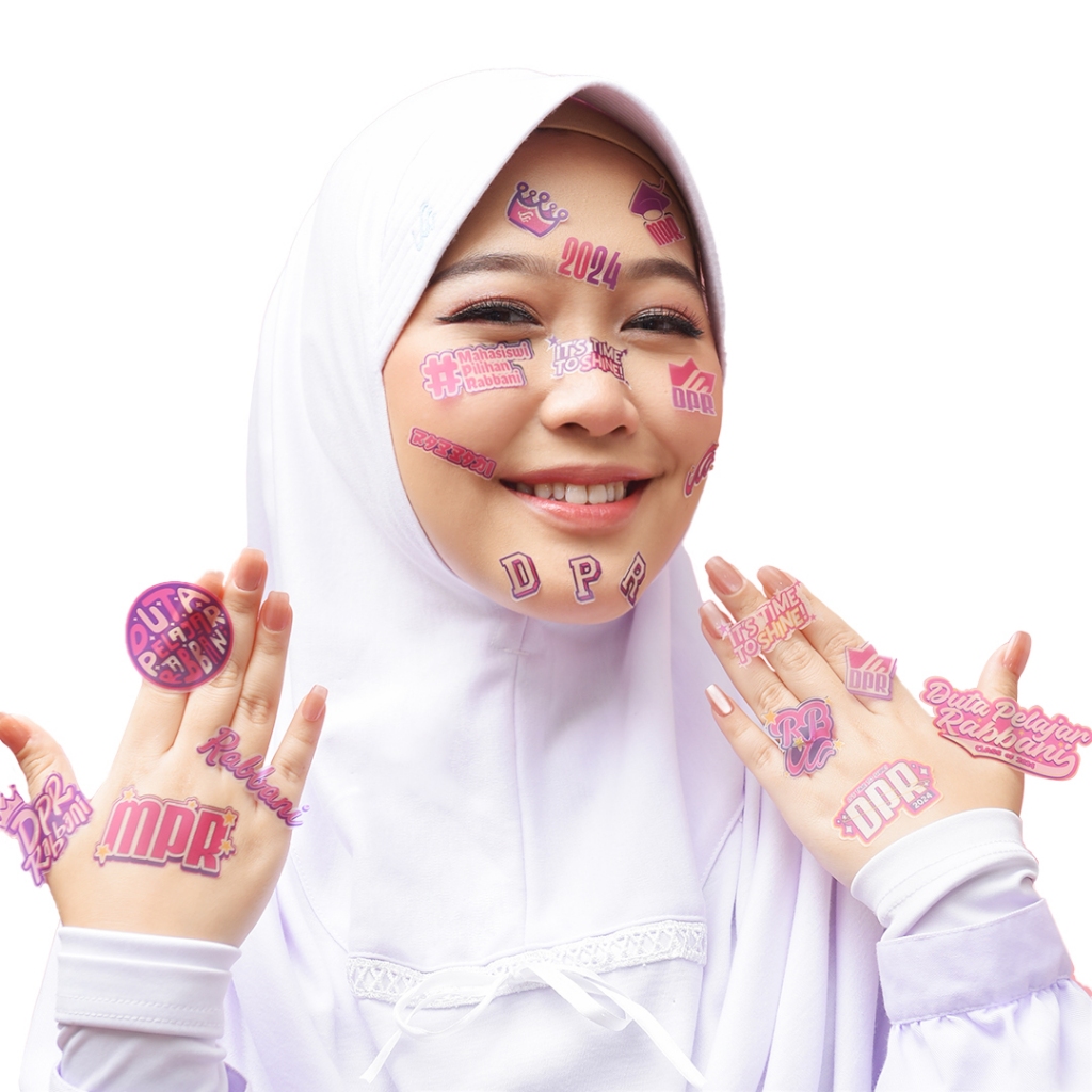 Jual Rabbani - Pin dan Sticker Duta Pelajar Rabbani / Mahasiswi Pilihan ...