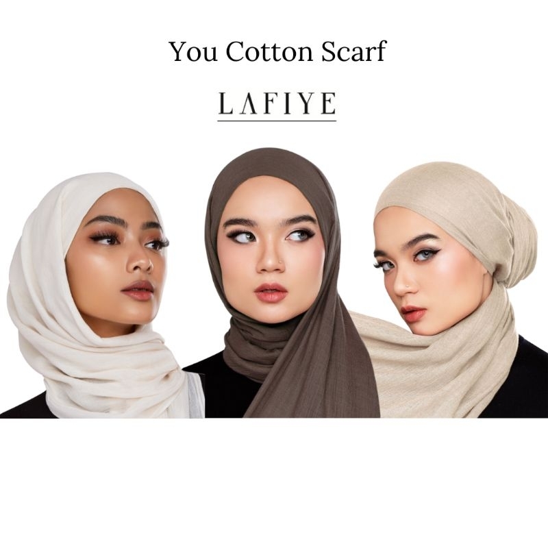 Jual LAFIYE - You Cotton Scarf ORIGINAL [READY STOCK] | Shopee Indonesia